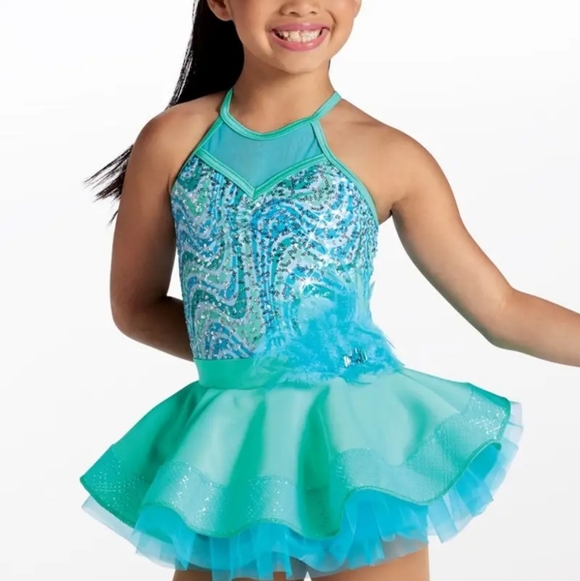 Weissman | Costumes | Sparkling Aqua Kids Costume | Poshmark